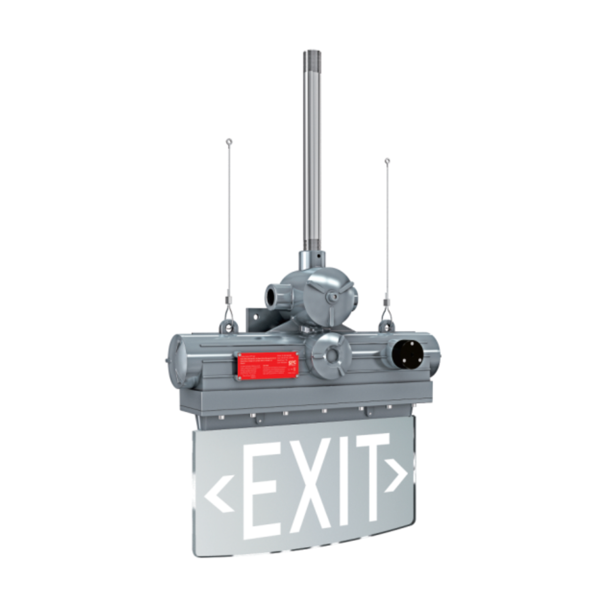 C1D1 Exdura Exit sign - Green — West Durable Lighting