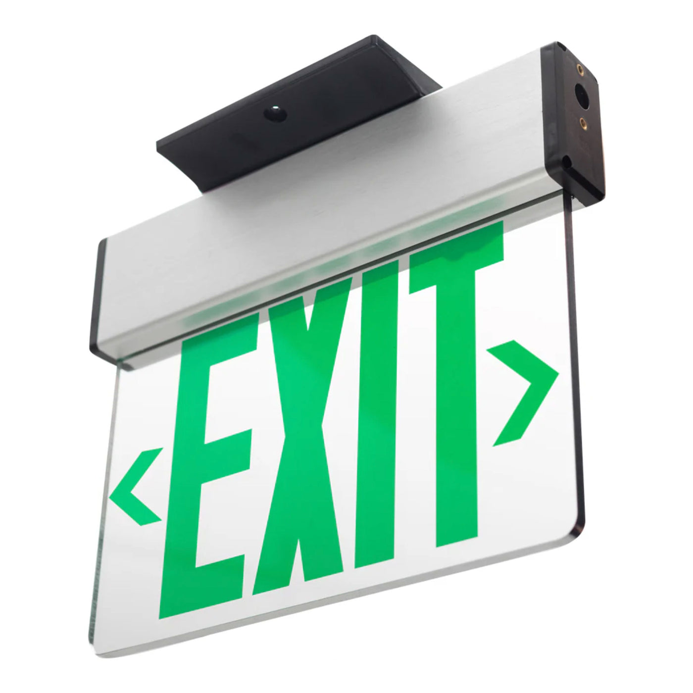 Acrylic Emergency Exit Sign, Green: Energy Efficient Design - West ...