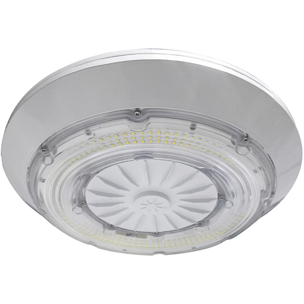 Uplight Parking Garage Canopy Round 90W, 5000K - West Durable Lighting