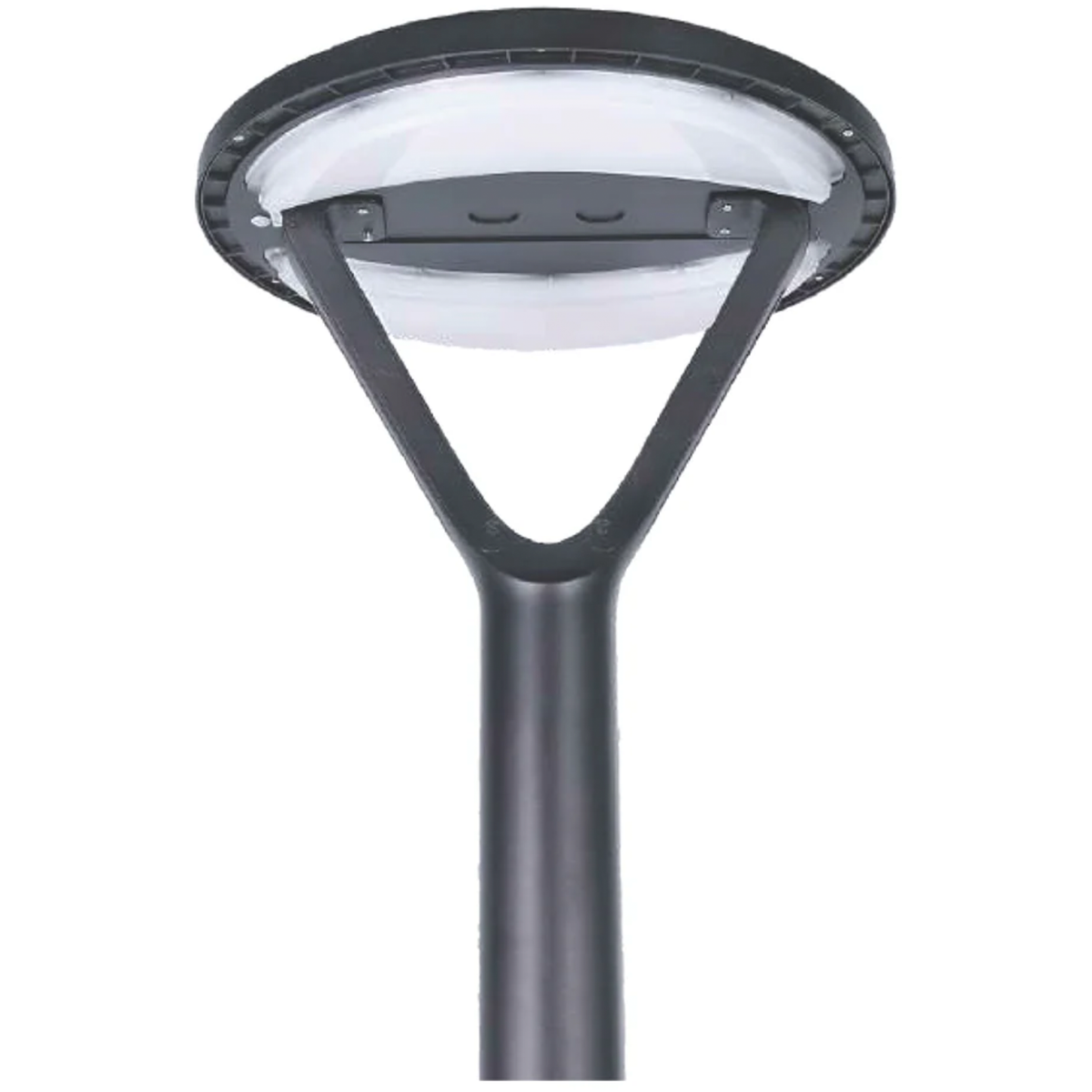 Solar LED Round Post Top Light, 12W — West Durable Lighting