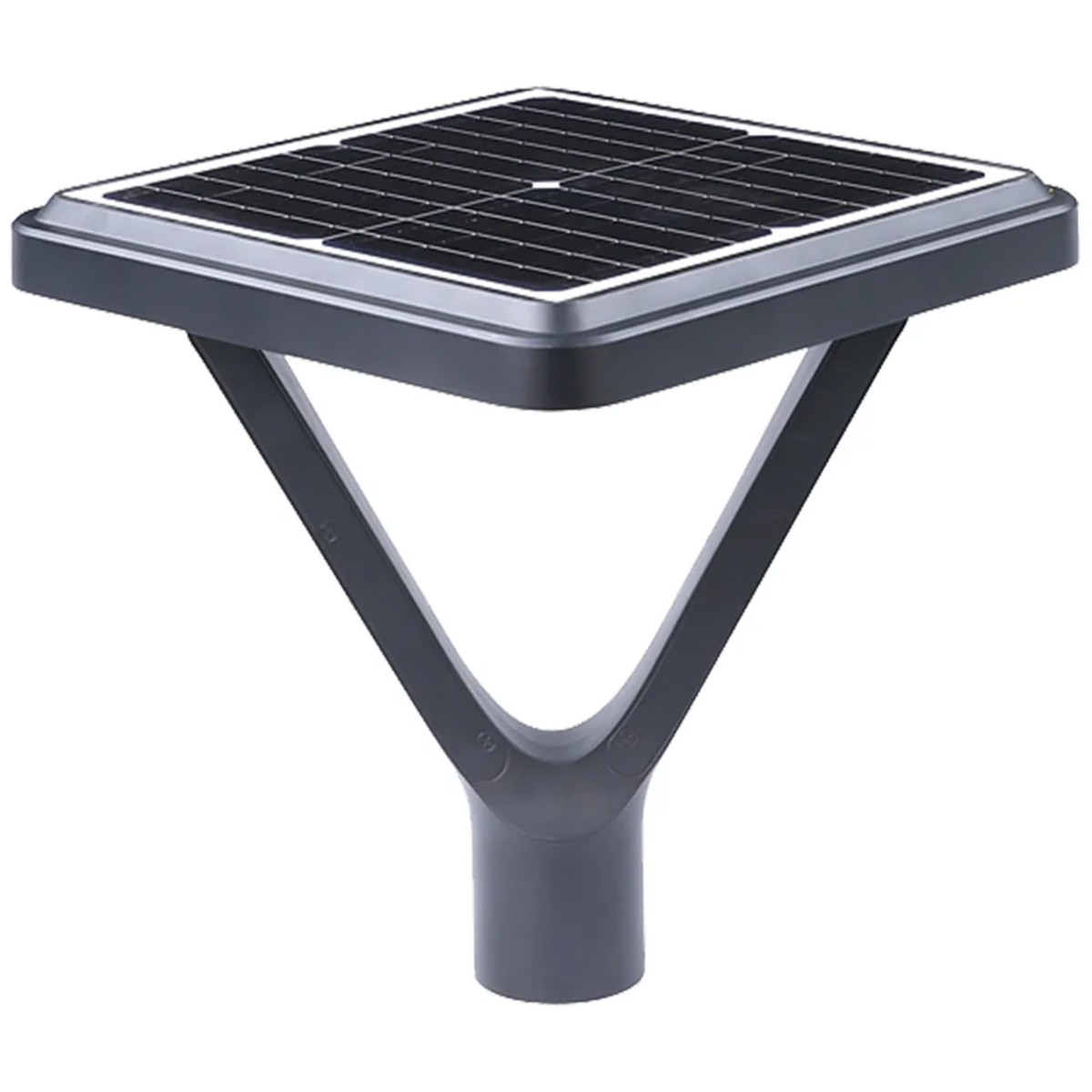 Solar LED Square Post Top Light — West Durable Lighting