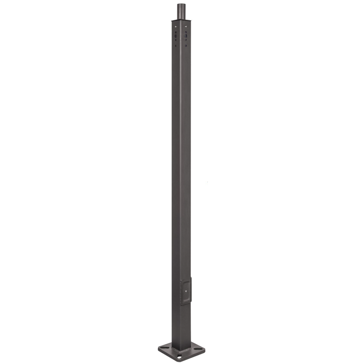 25ft 4in Square Steel Poles, 11G with Tenon, Bronze - Durable - West ...
