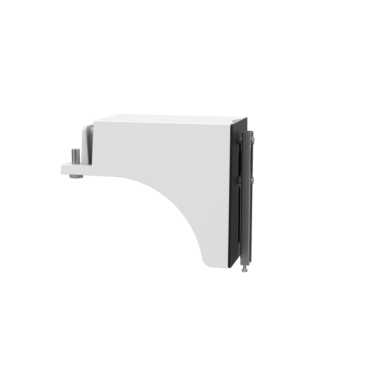 White Durabox F G3 Adjustable Square and Round Pole Arm Mount W-DBXF-SR ...